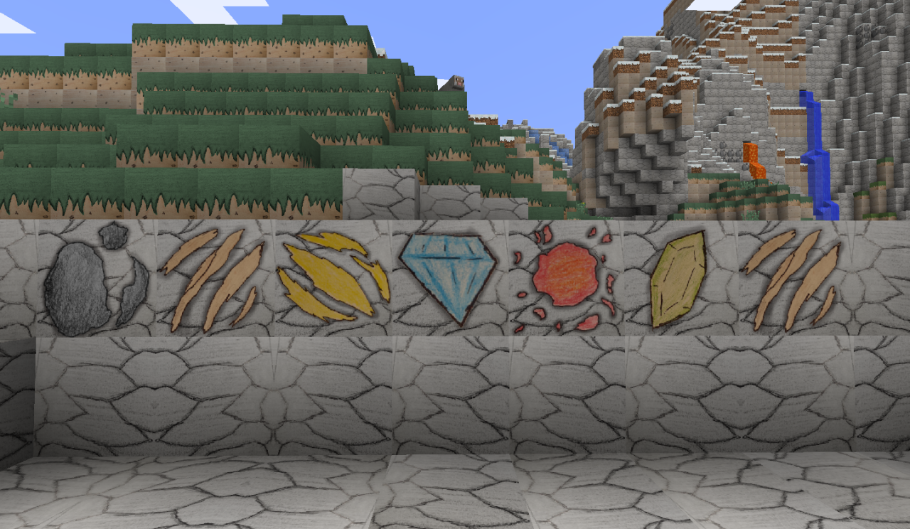 Hand-Drawn 256 Minecraft Texture Pack