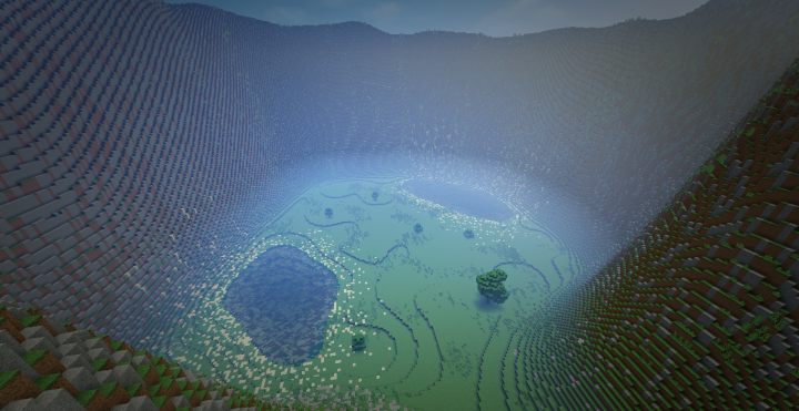 Circular Mountains Minecraft Map