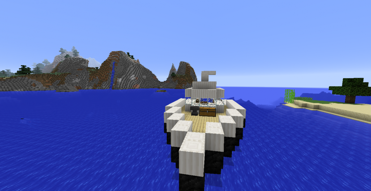 Medium Fishing Boat Minecraft Map