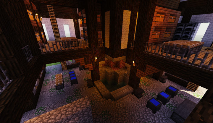 Medieval structures (Herreria y casas medievales) Minecraft Map