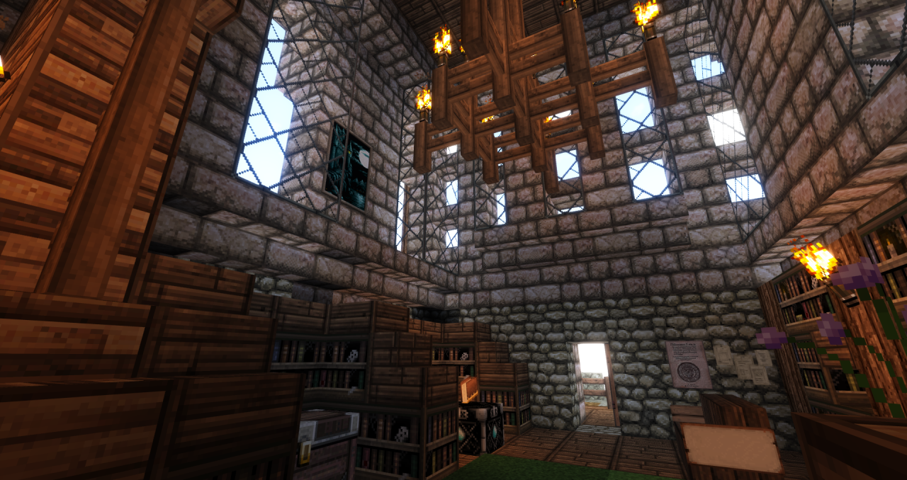 Library of Forbidden knowledge Minecraft Map