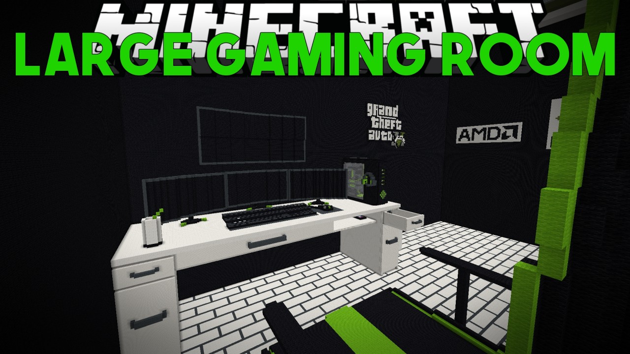 Large Gaming Room Minecraft Map