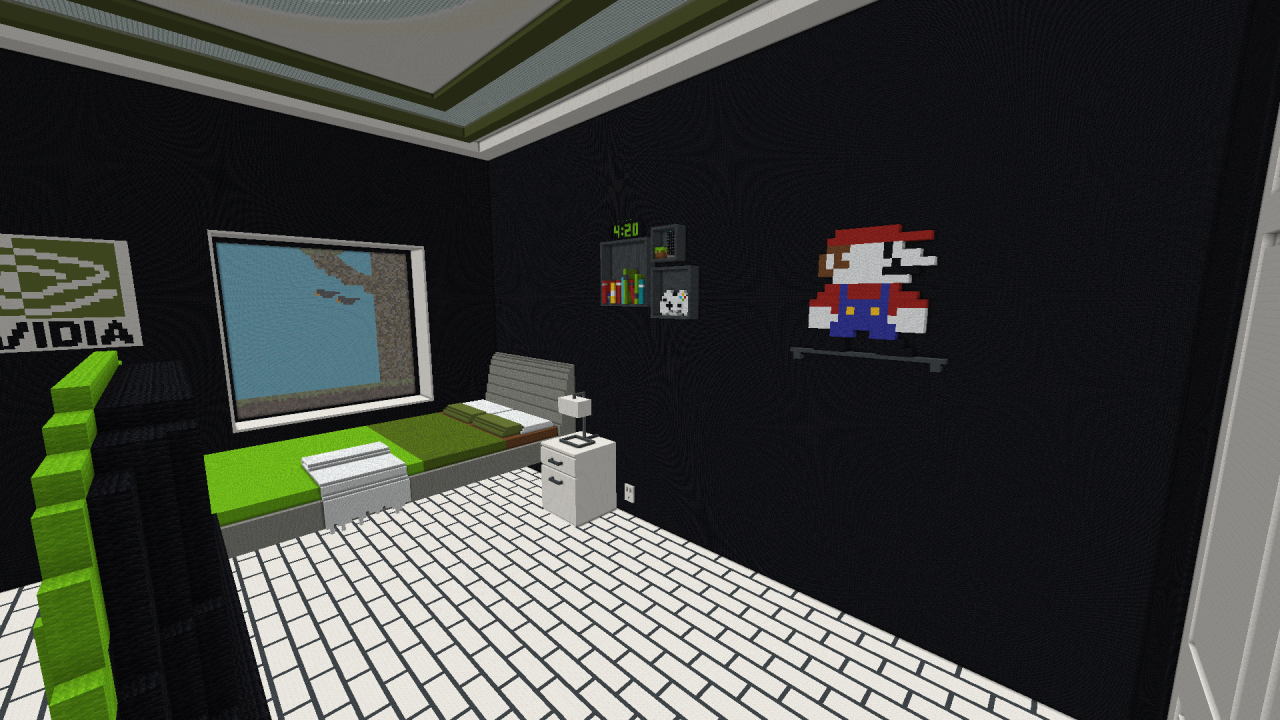 Large Gaming Room Minecraft Map