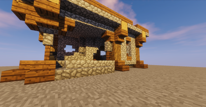 NPC Village Blacksmith Remodel / Transformation Minecraft Map