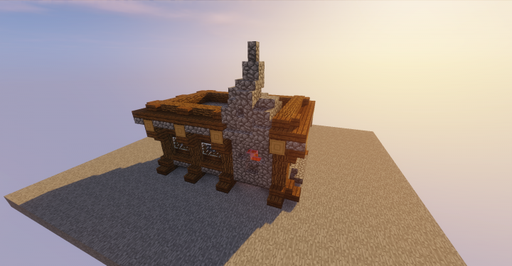 NPC Village Blacksmith Remodel / Transformation Minecraft Map