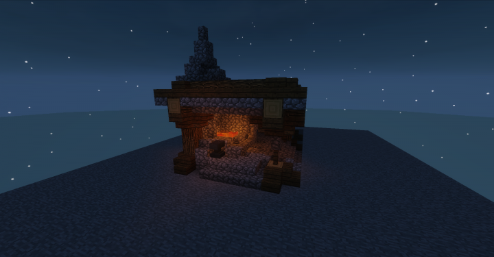 NPC Village Blacksmith Remodel / Transformation Minecraft Map