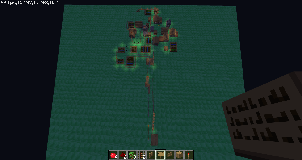 Village Roller Coaster Minecraft Map