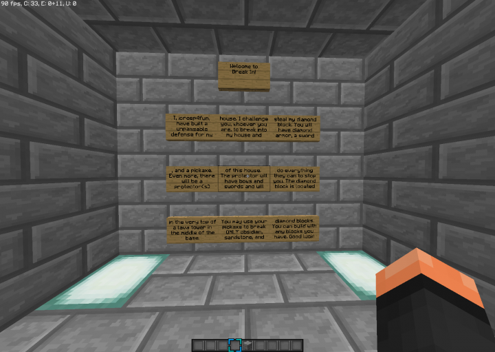 Break In! - Minigame Minecraft Map