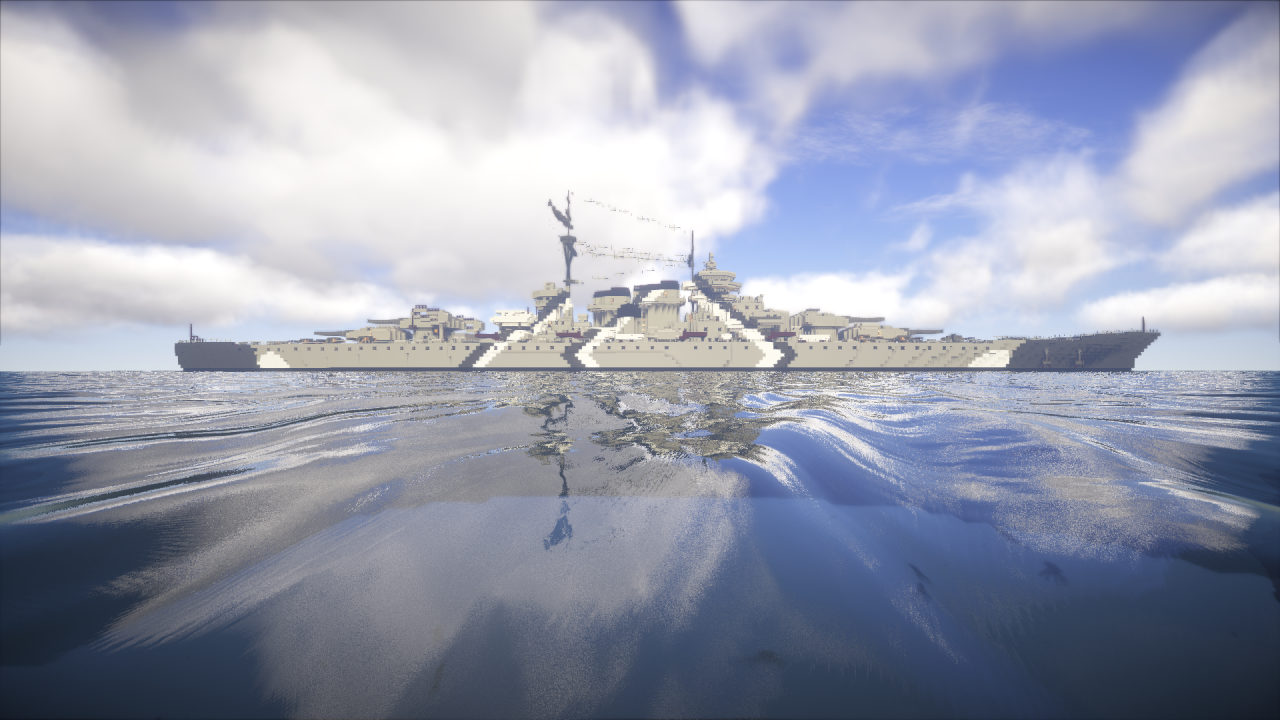 D.K.M. Bismarck II - Version II - Imaginary Ship Minecraft Map