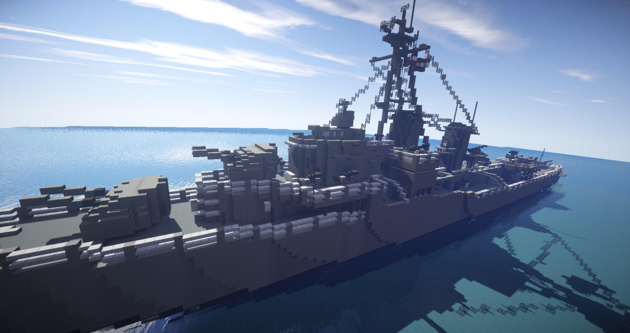 USS Allen M. Summer | American destroyer (ShipSide) Minecraft Map