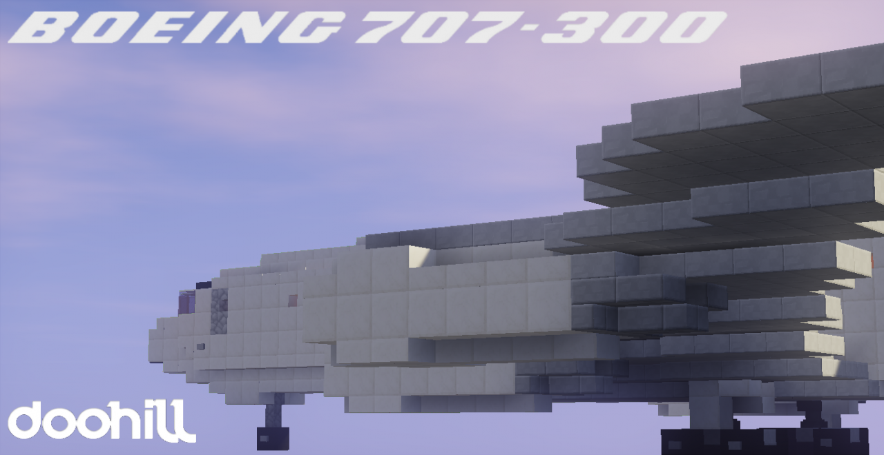 Boeing 707-320 Minecraft Map