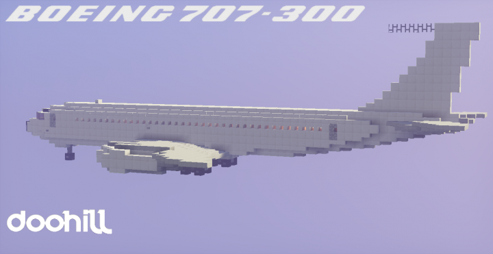 Boeing 707-320 Minecraft Map