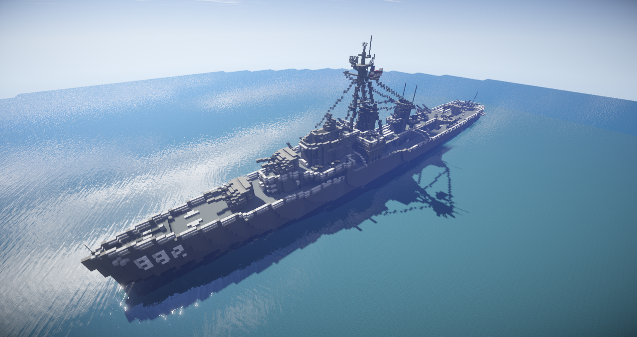 USS Allen M. Summer | American destroyer (ShipSide) Minecraft Map