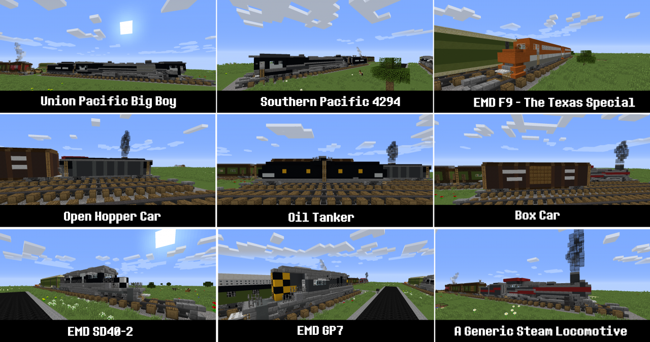 Trains Minecraft Map