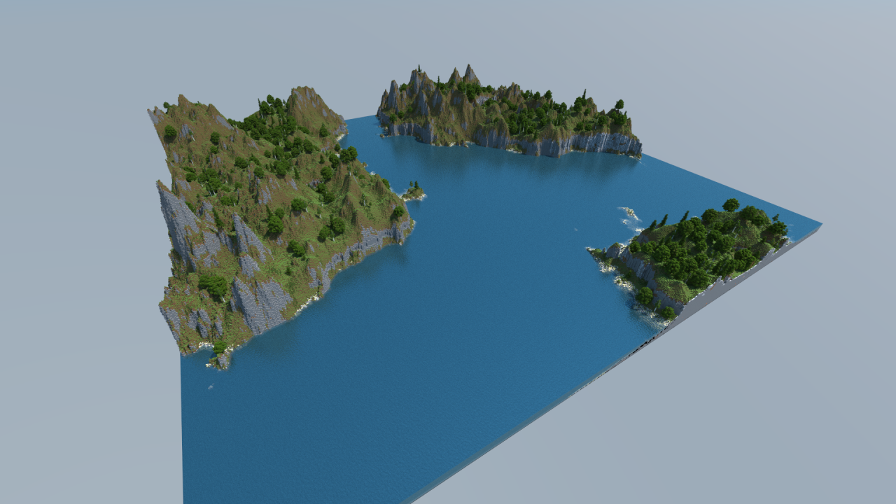 Cliffs #1 - 1k x 1k Map by Waterhou5e Minecraft Map