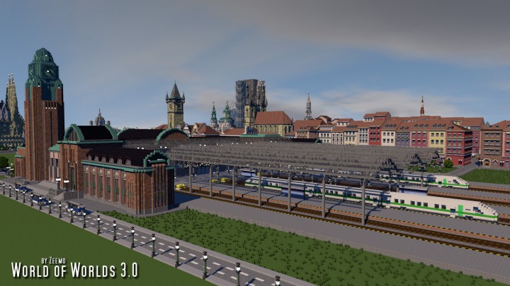 Helsinki Central railway station, Finland Minecraft Map