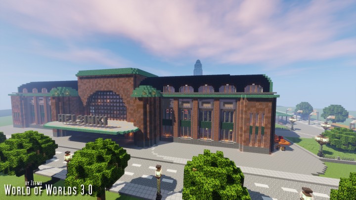 Helsinki Central railway station, Finland Minecraft Map