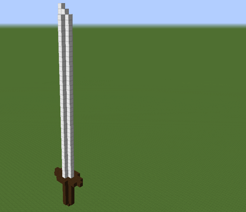 Katana schematic (For Mine-imator) Minecraft Map