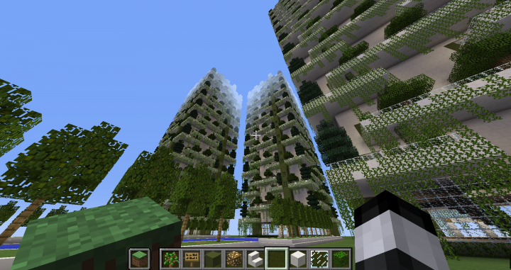 Skyscraper ecofriendly house Minecraft Map