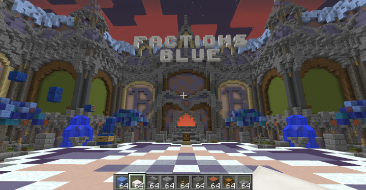 Spawn Build (Factions Blue) Minecraft Map