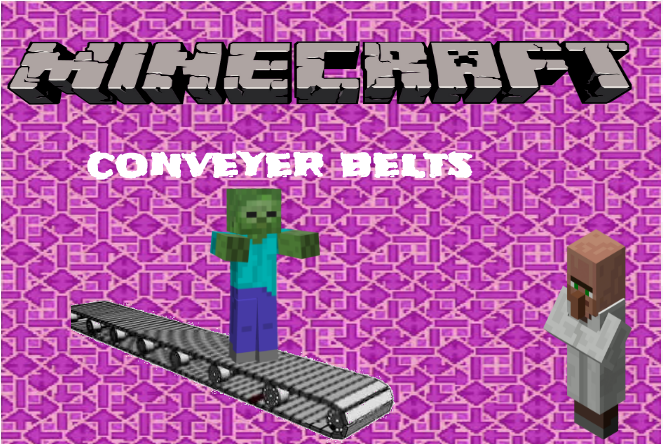 Conveyor Belts| Tutorial | 1.12 Special Minecraft Map