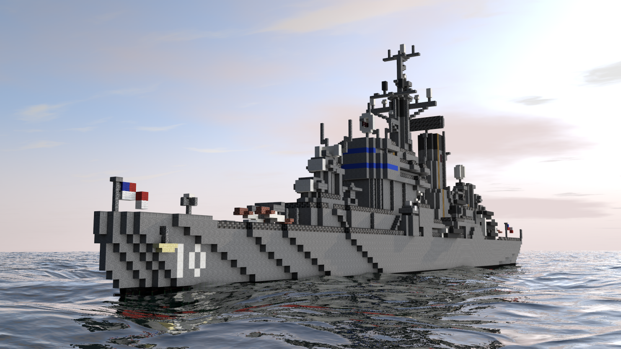 USS Albany (CG-10) Minecraft Map