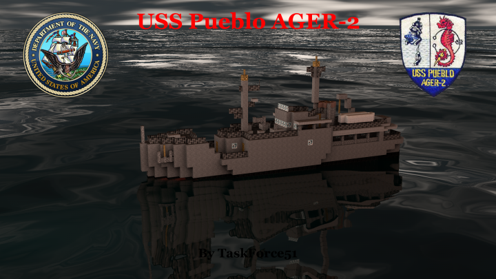 USS Pueblo (AGER-2) Minecraft Map