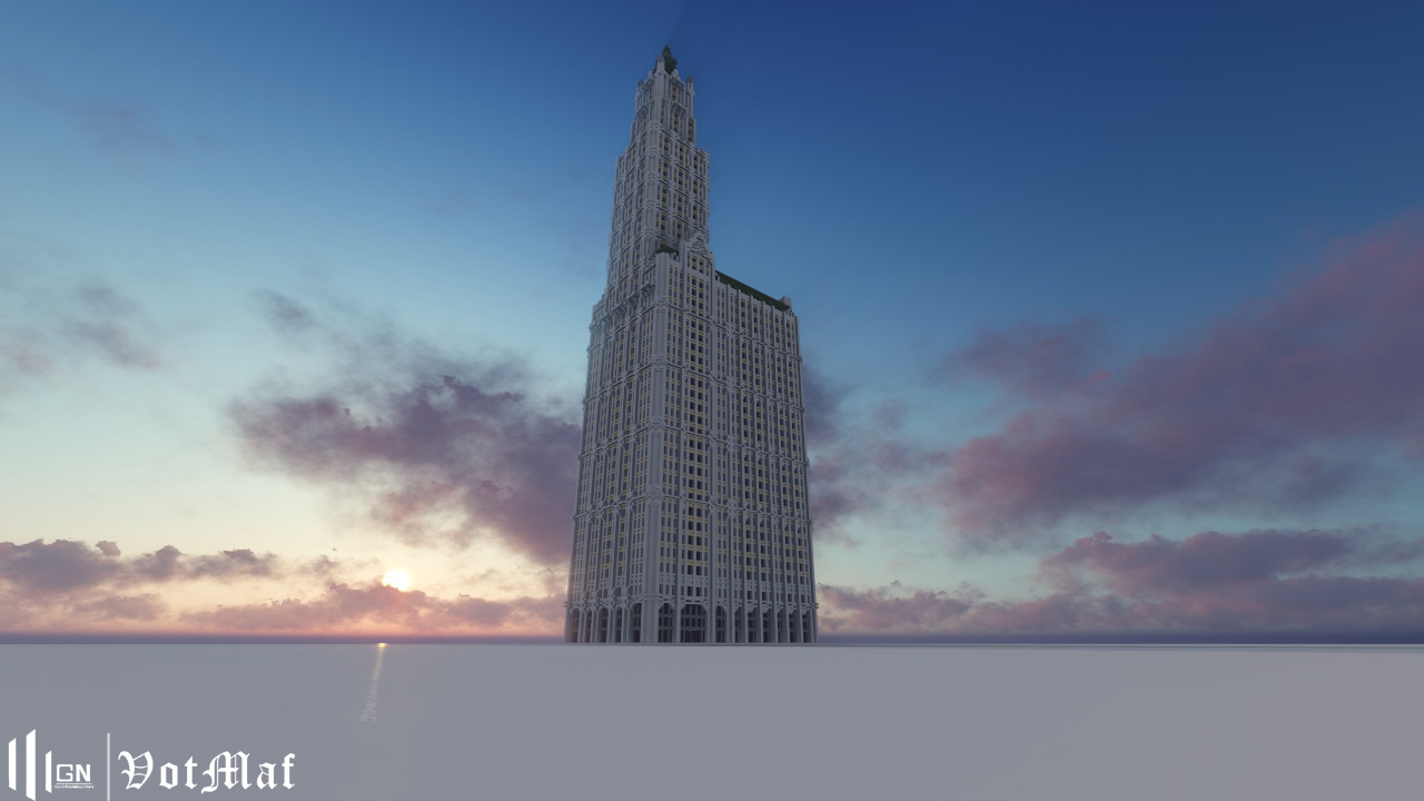 Woolworth Building - GN 1:1 Downtown Manhattan Project Minecraft Map