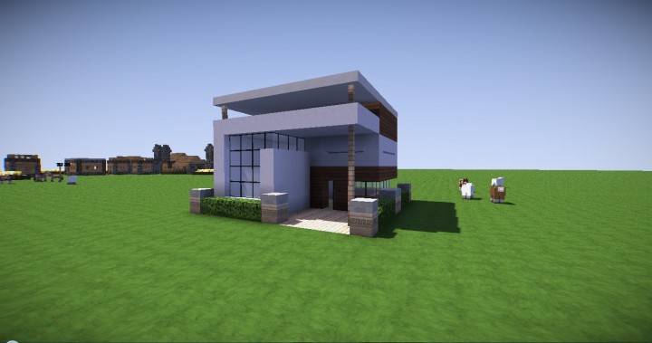 Modern House (10x10) Minecraft Map