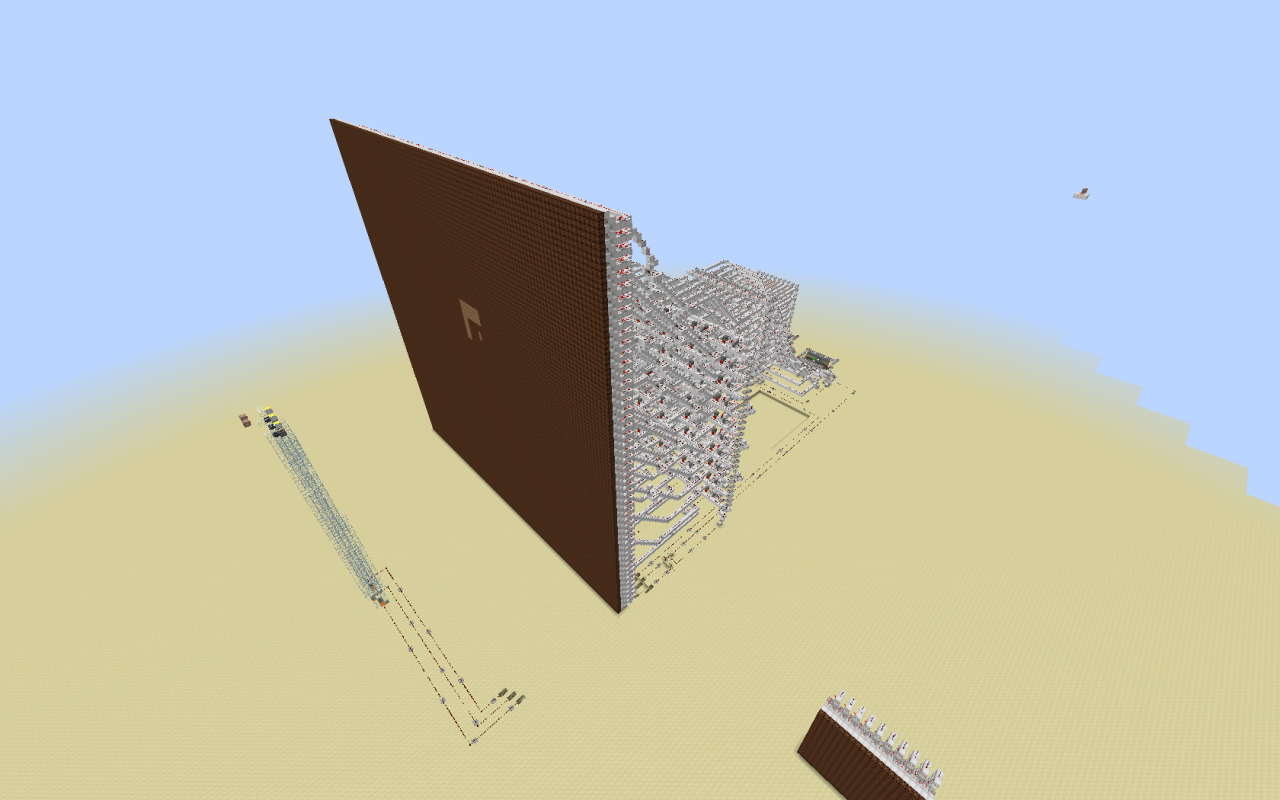 Redstone drawing machine Minecraft Map