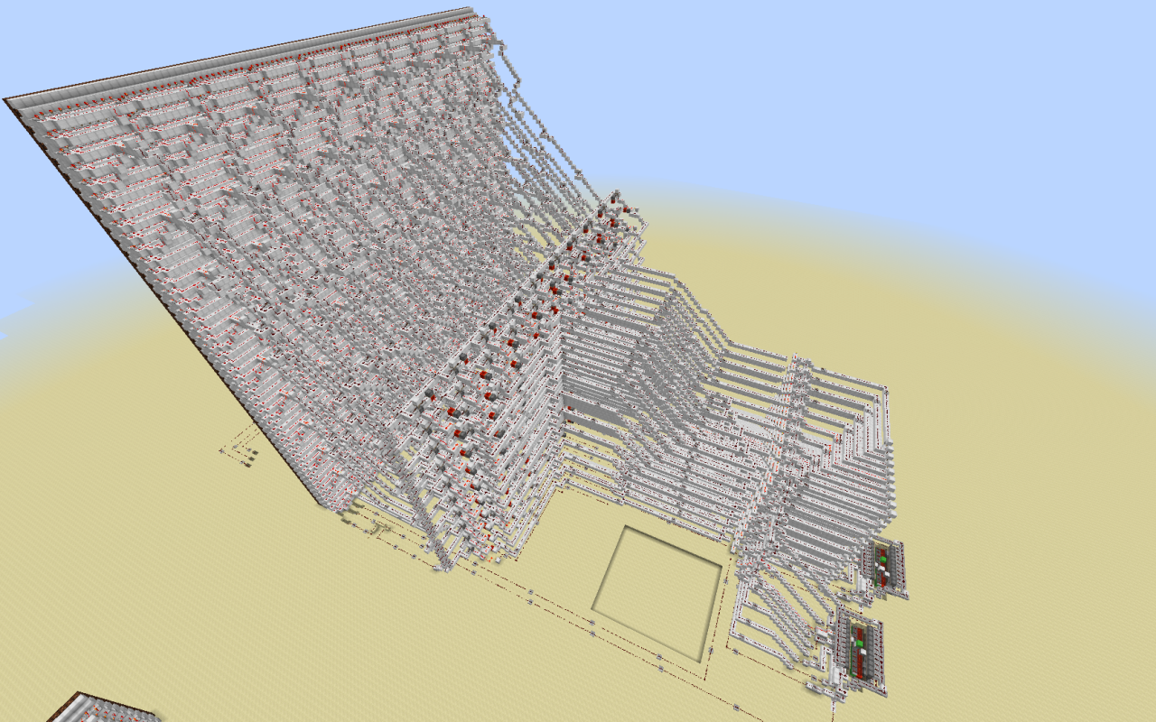 Redstone drawing machine Minecraft Map