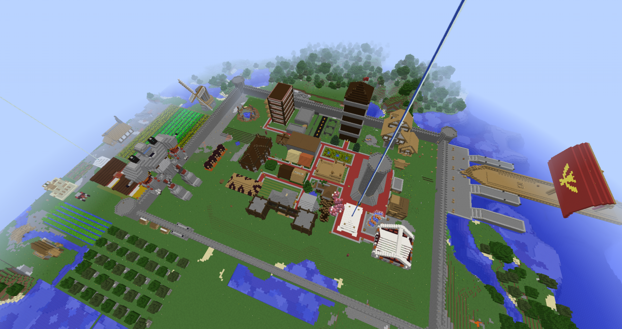 Player build Minecraft Map