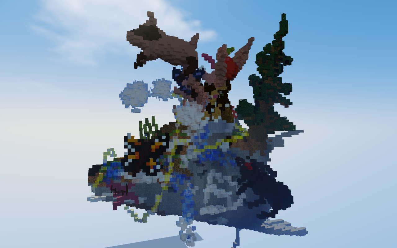 Natural Reindeer Formation Minecraft Map