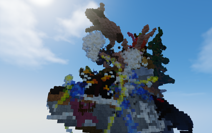 Natural Reindeer Formation Minecraft Map