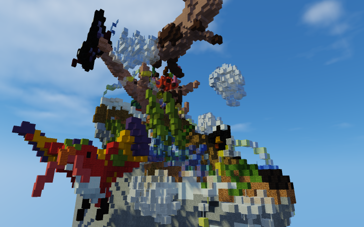 Natural Reindeer Formation Minecraft Map