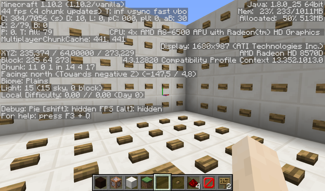 Find the bouton [FR] Minecraft Map