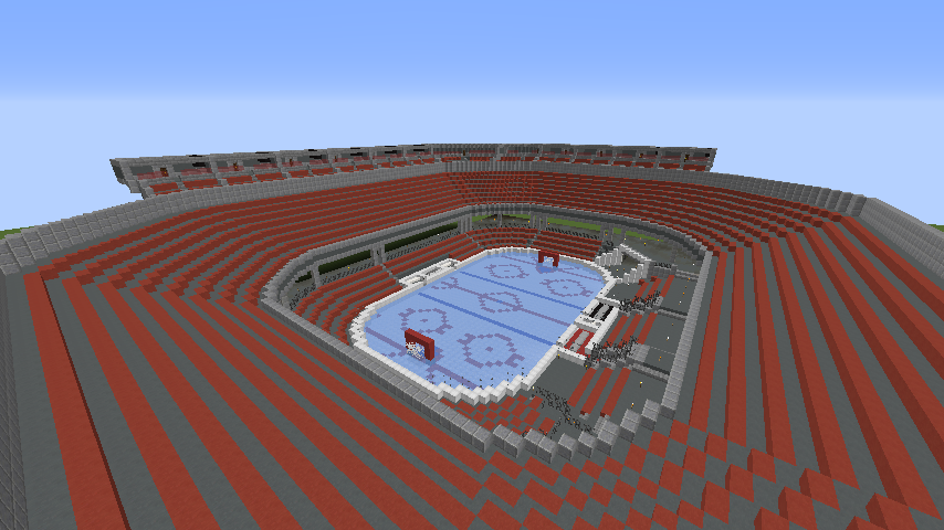 Massive Minecraft Hockey Stadium Minecraft Map