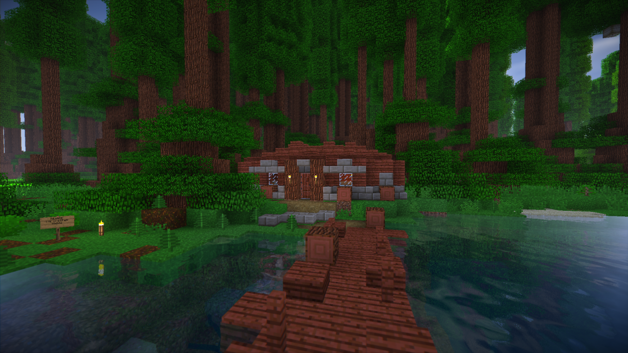 Modded House Build Minecraft Map