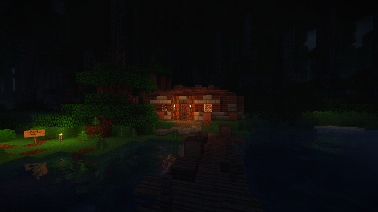 Modded House Build Minecraft Map