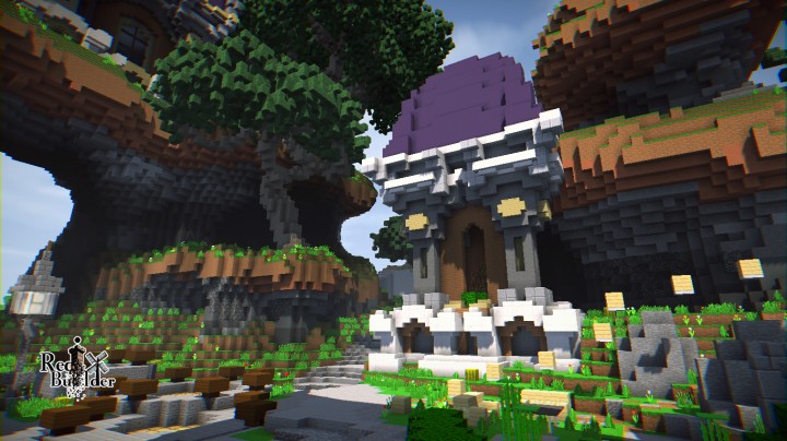 Blue Spawn Minecraft Map