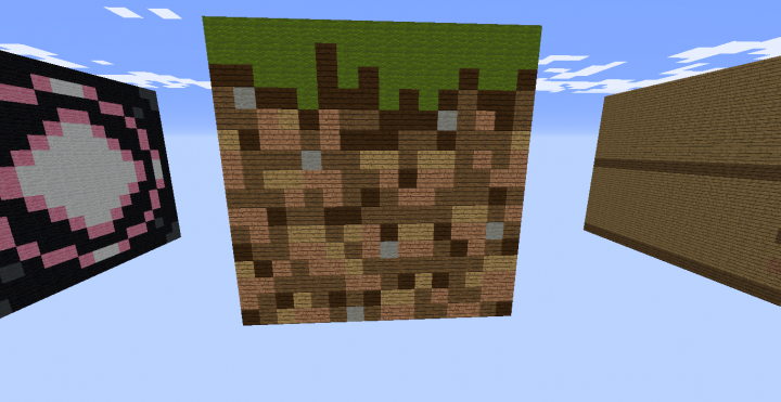 Big burning blocks Minecraft Map