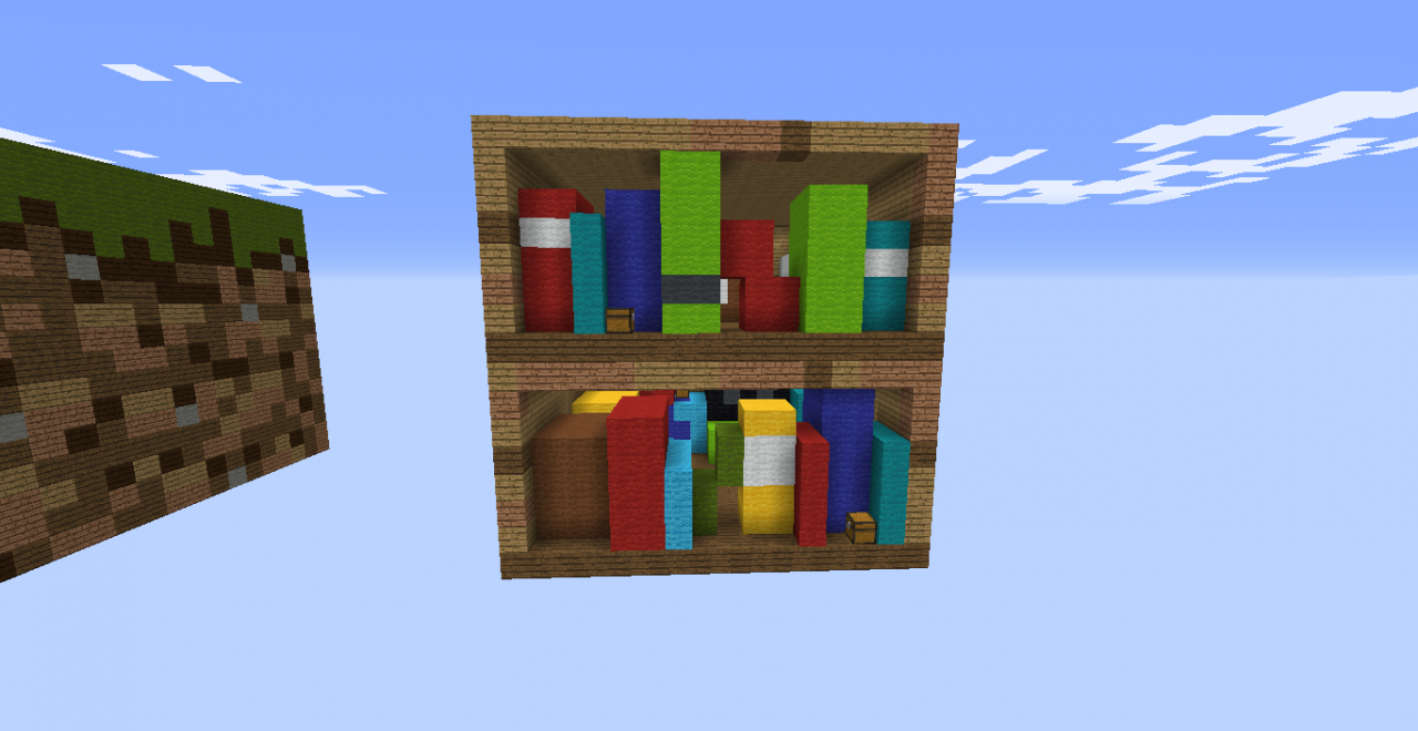 Big burning blocks Minecraft Map