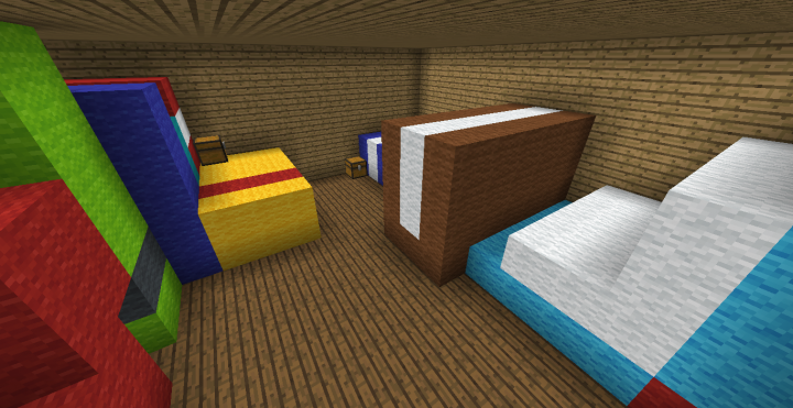 Big burning blocks Minecraft Map