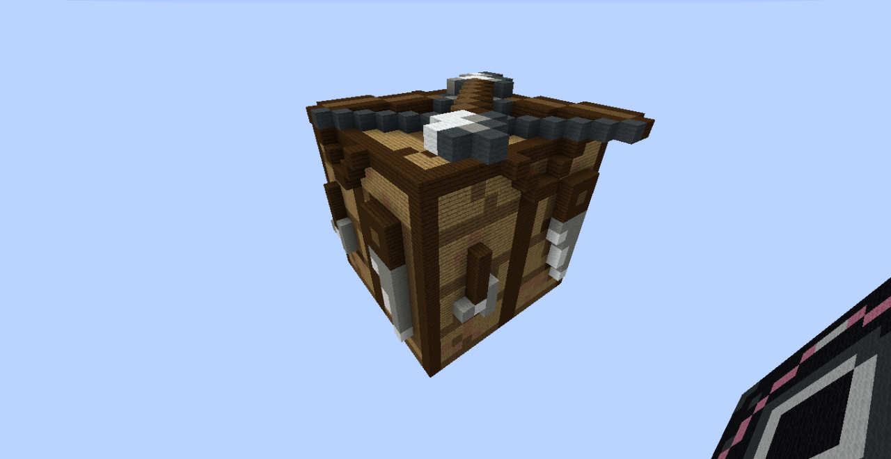 Big burning blocks Minecraft Map