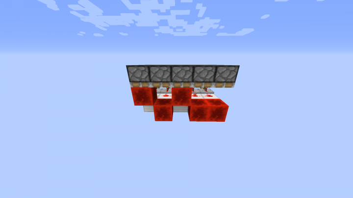 Hidden, Redstone Torch-key Combination Lock Minecraft Map