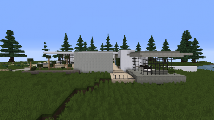 Modern Minimalist House Minecraft Map