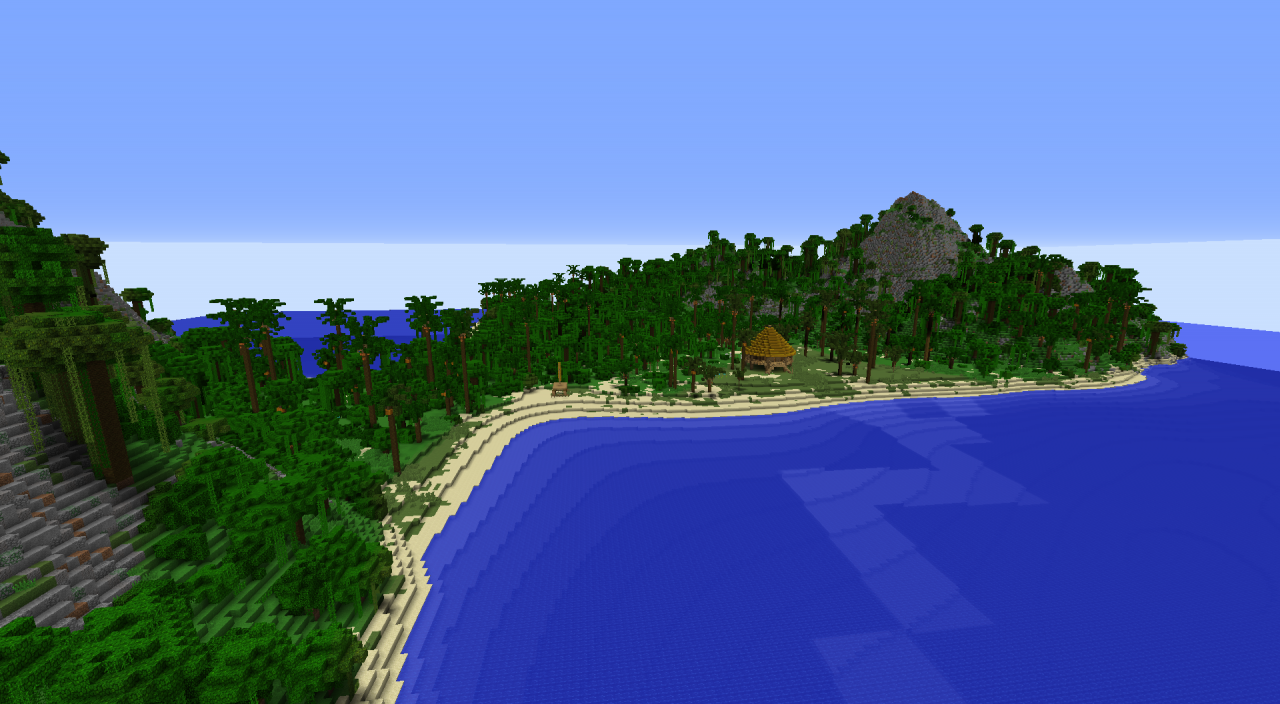 Tropical Island Minecraft Map