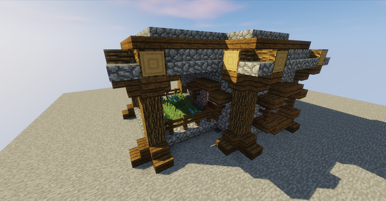 NPC Village House with Garden or Butchers Remodel / Transformation ...