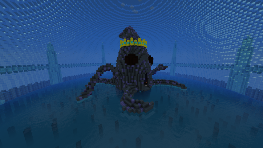 The Squid King = Spawn/Lobby Minecraft Map