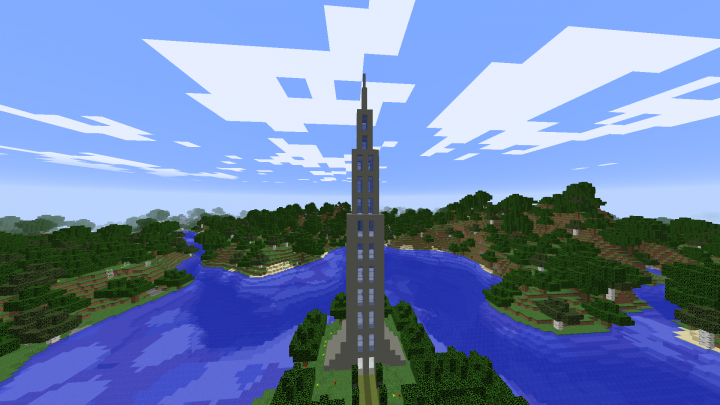 Futuristic Tower 1.12 Minecraft Map